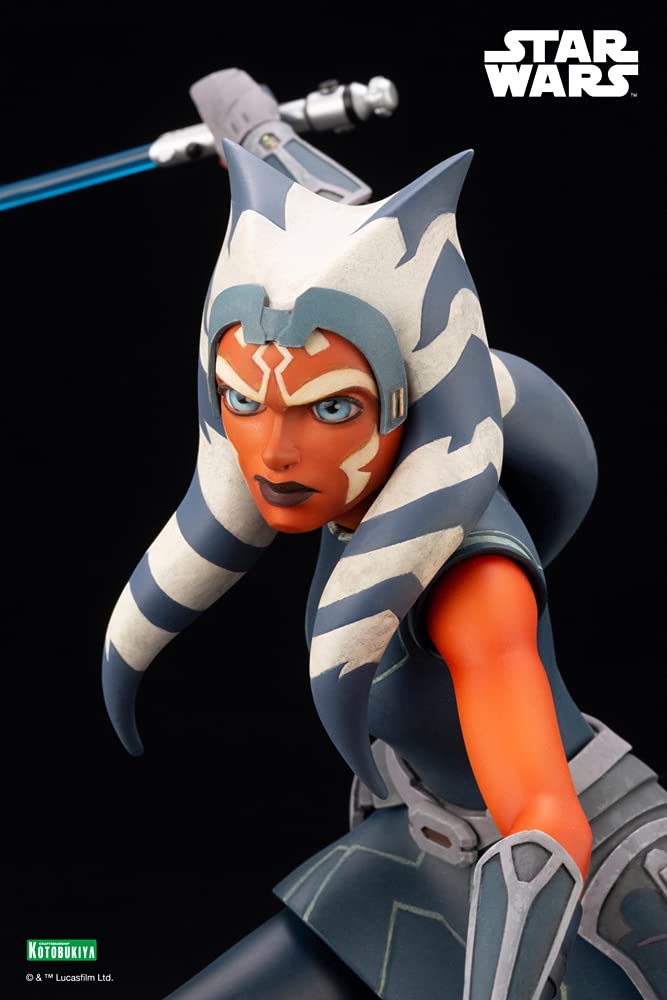 Kotobukiya Star Wars: The Clone Wars: Ahsoka Tano ARTFX Statue, Multicolor