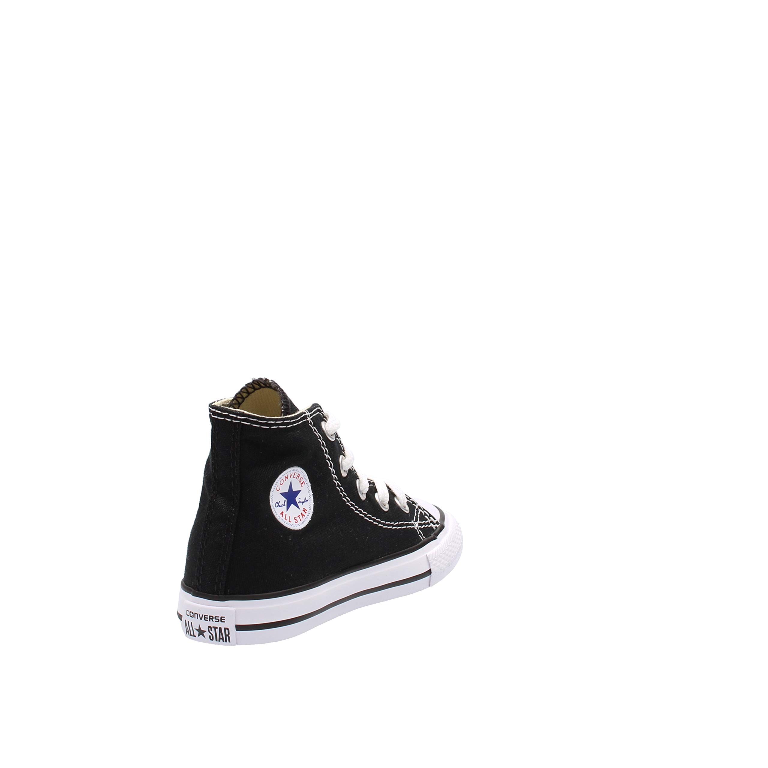 Converse Chuck Taylor All Star High Top Shoe, Black, 4 Infant (0 - 12 Months)