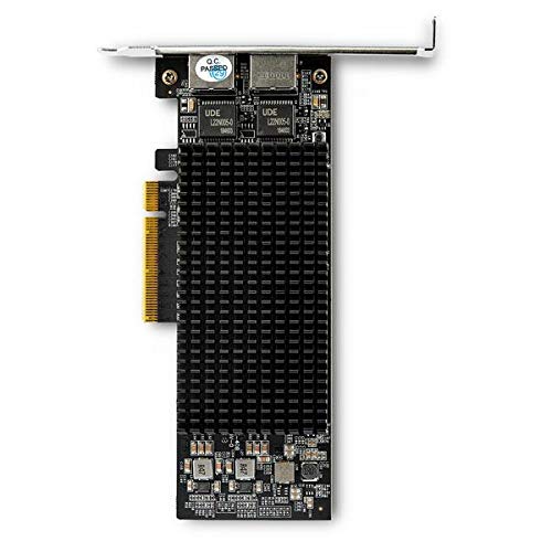StarTech.com Dual Port 10G PCIe Network Adapter Card - Tehuti TN4010 10GBASE-T & NBASE-T PCI Express Network Interface Adapter 10/5/2.5/1GbE Multi Gigabit Ethernet 5 Speed NIC LAN Card (ST10GSPEXNDP)