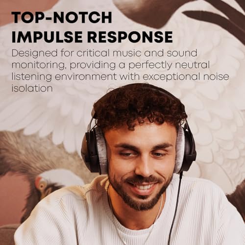 beyerdynamic DT 770 Pro 32 Ohm Studio Headphone, Grey (DT 770 Pro 32 Ohm Grey)