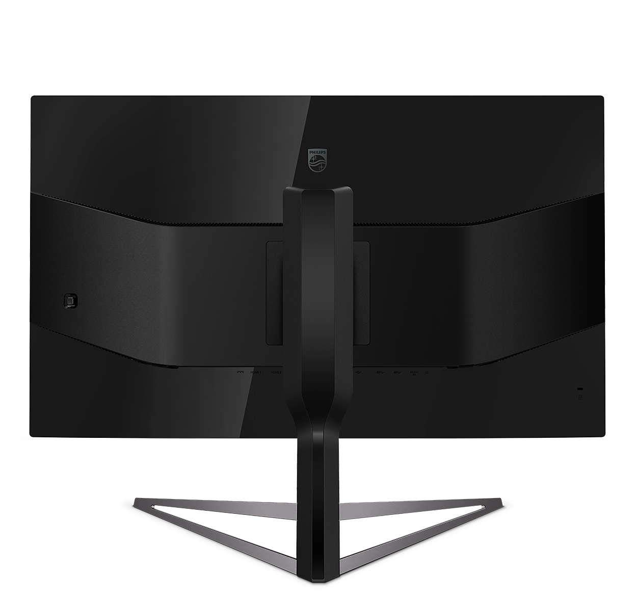 Philips Gaming 326M6VJRMB - 32 inch 4K UHD Monitor, 60Hz, 4ms, MVA, HDR600, Speakers, Height Adjust, Ambiglow (3840 x 2160, 600 cd/m², HDMI/DP/USB 3.0)