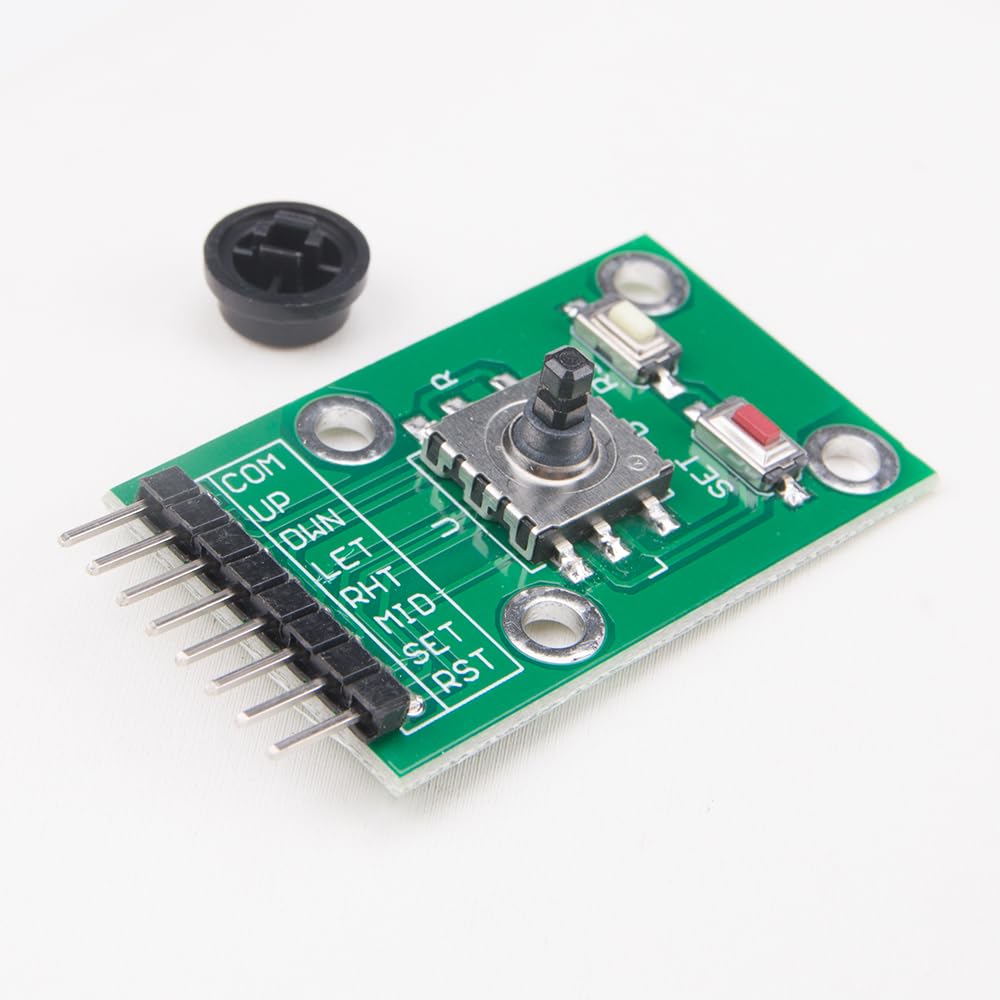 KOOBOOK 2Pcs 5-Channel Five Direction Navigation Button Module 5D Rocker Joystick Independent Keyboard for Arduino MCU