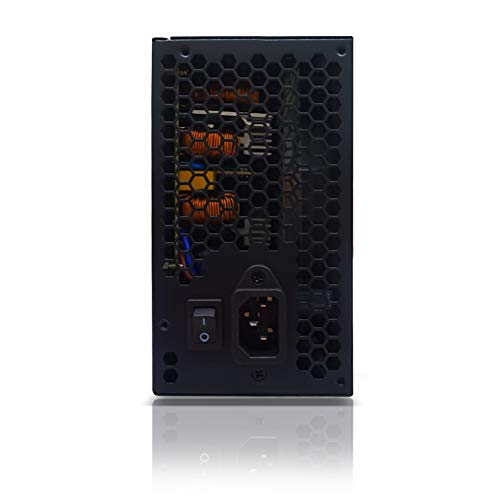 Smartbuy 1000W LED Fan Silent PC ATX Power Supply PSU SATA 12V PCI-E w/Auto Fan Speed Control w/Multi-Function Protection (Blue LED)
