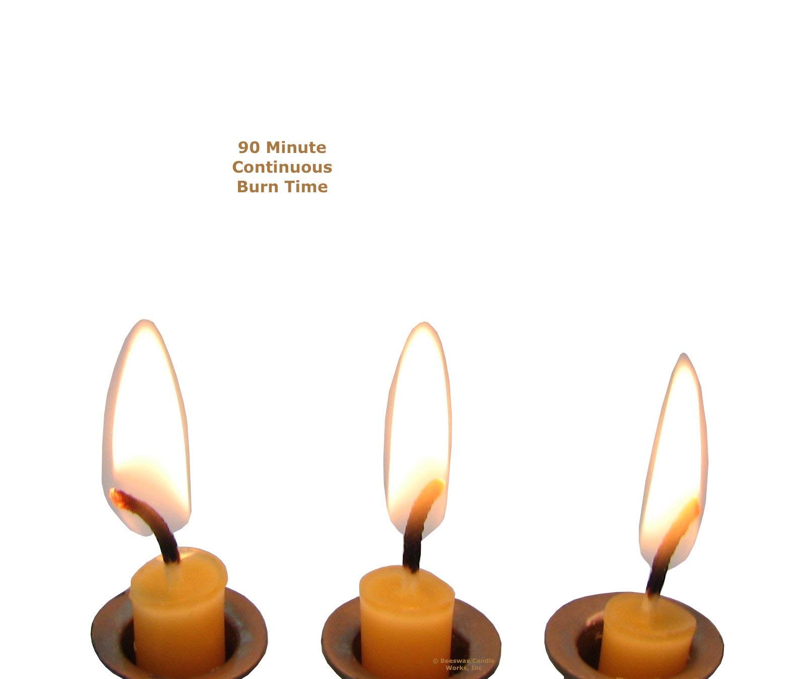 Beeswax Candle Works, Chanukah (Pack of 45) 100% USA Beeswax