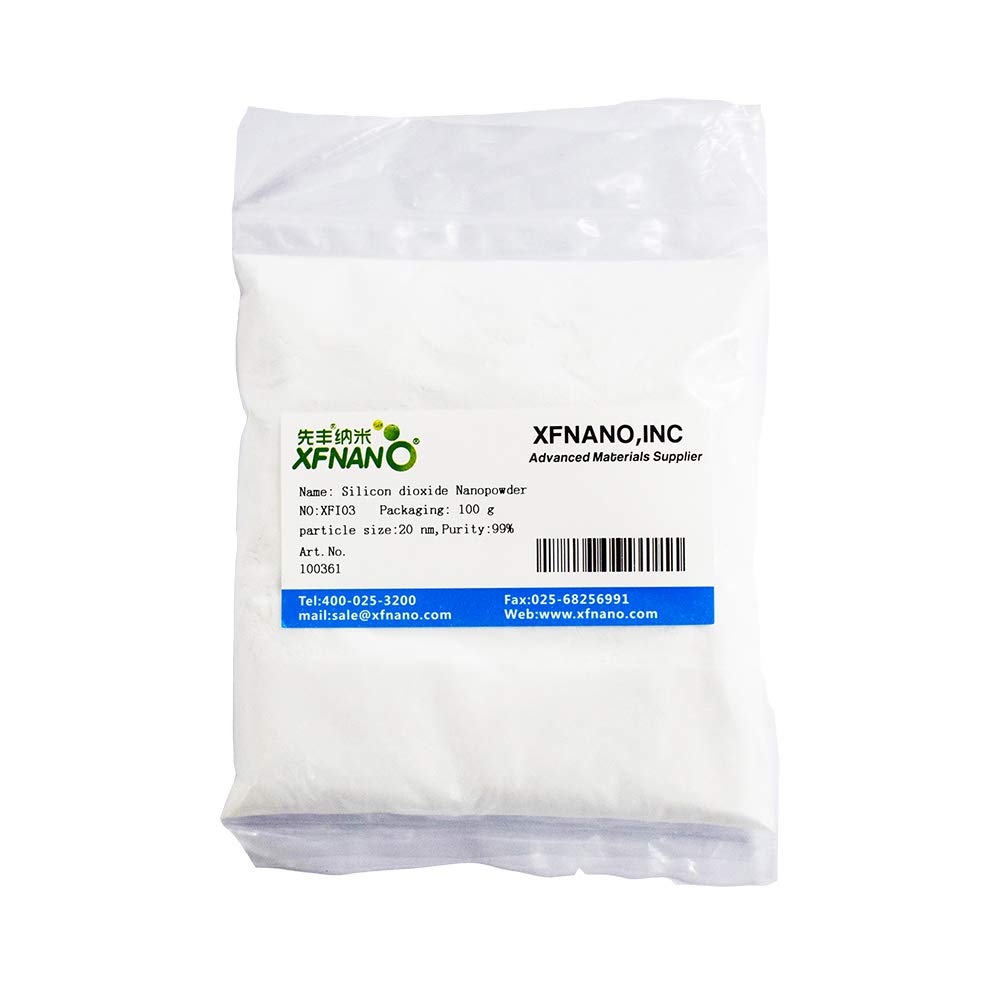 Ultrapure 99% Silicon Dioxide Nanoparticles 20nm Nano Silica SiO2 Powder-Same Day Priority Shipping