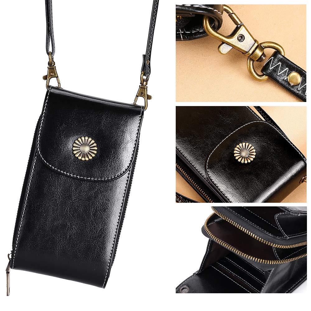 Bausweety Crossbody Bag for Women Crossbody phone Purse with Credit Card Slots