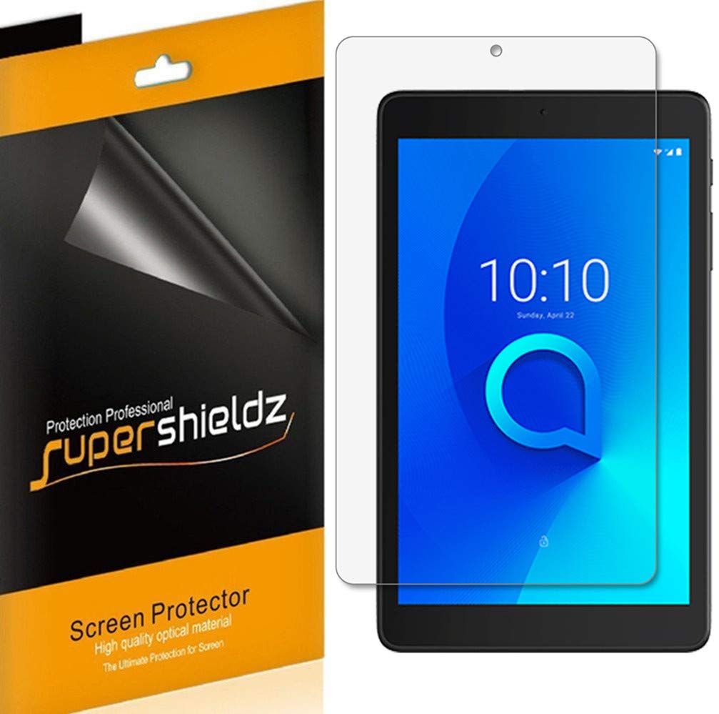 Supershieldz (3 Pack) Designed for Alcatel Joy Tab/Joy Tab 2 / Joy Tab Kids/Joy Tab kids 2 and Alcatel 3T (8 inch) Screen Protector, High Definition Clear Shield (PET)