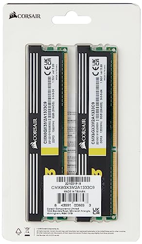 Corsair XMS3 8 GB (2 x 4GB) 1333 MHz PC3-10666 240-Pin DDR3 Memory Kit 1.5V