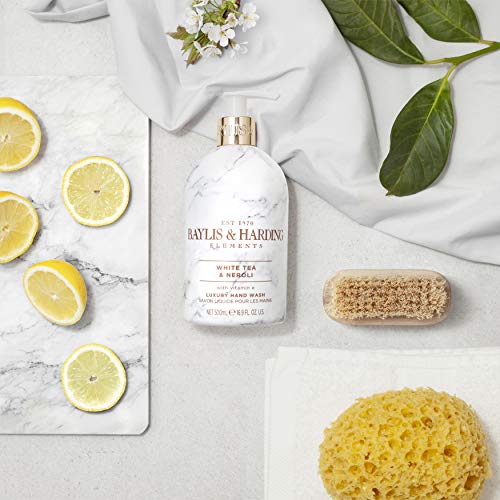 Baylis and Harding Elements White Tea and Neroli, 500ml Hand Wash, Pack of 3