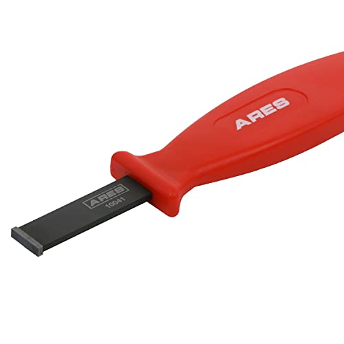 ARES 10041 β Tungsten Carbide Scraper β 5-8-Inch-Wide Blade β Tungsten Carbide Blade Tip with Abrasive Finish β Removes Residue from Steel, Aluminum, and More