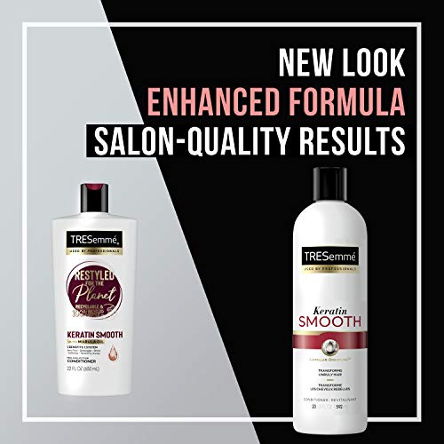 TRESemmé Conditioner for Dry Hair Keratin Smooth for Sleek, Smooth, Shinier Hair 20 oz