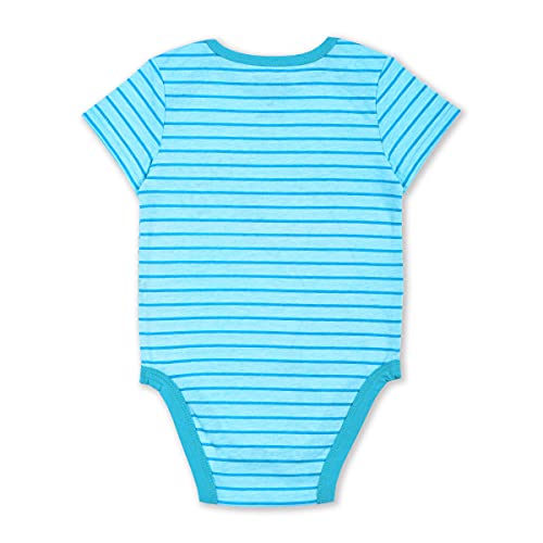 Warner Bros. Scooby-Doo Boys’ 4 Pack Bodysuit for Newborn and Infant – Blue/Grey