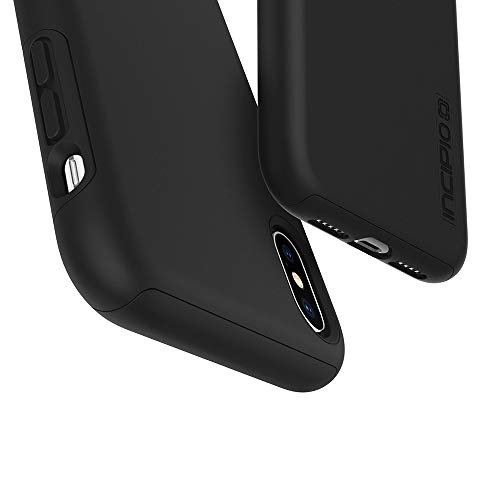 Incipio DualPro Case iPhone Xs (5.8") & iPhone X Case Hybrid Shock Absorbing Drop Protection - Black