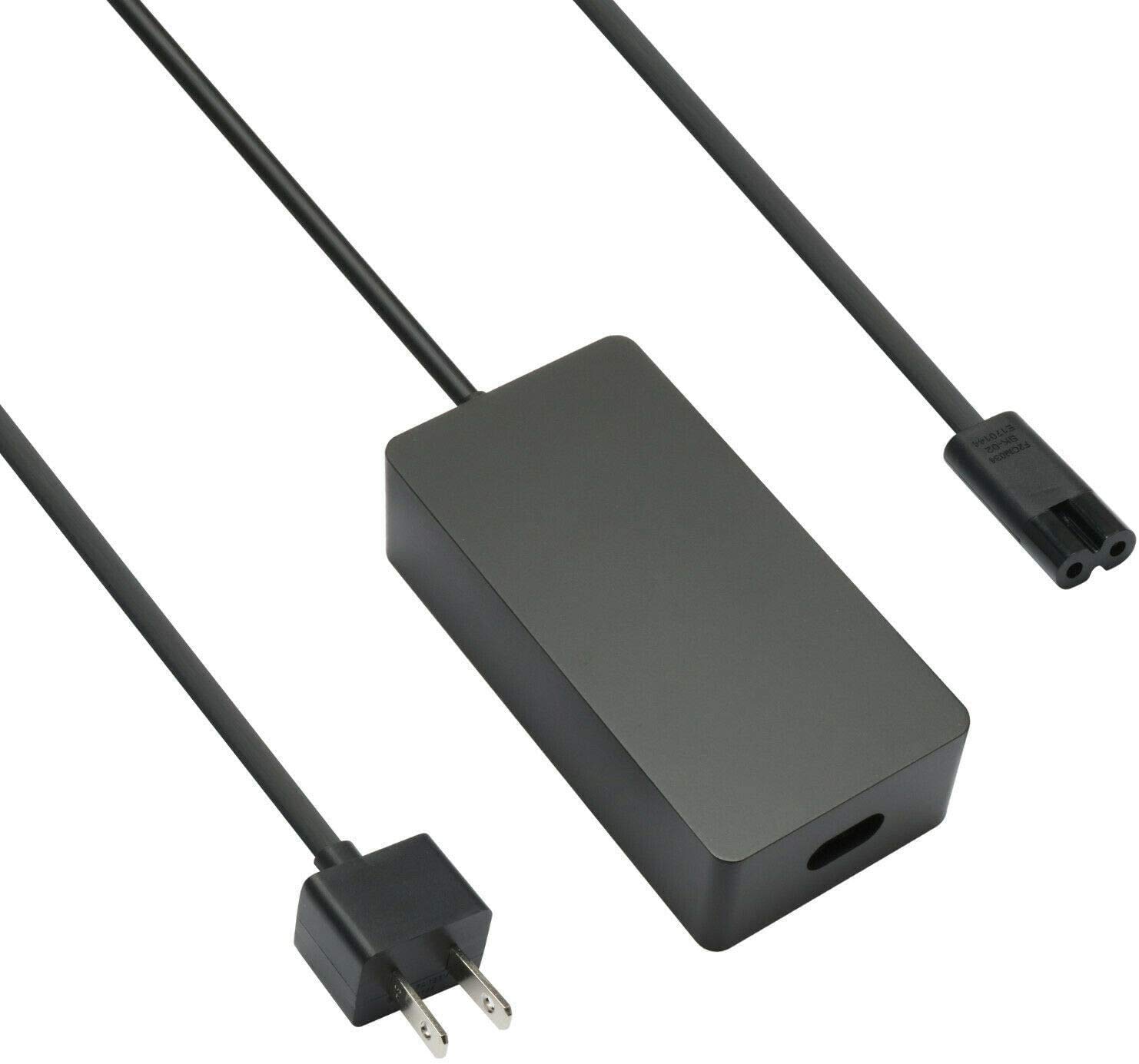Original Pro Charger 44W 15V 2.58A Power Supply Compatible for Microsoft Surface Pro 6 Pro 5 Fits Model 1796 1800 Power Cord with 5V 1A USB Charging Port