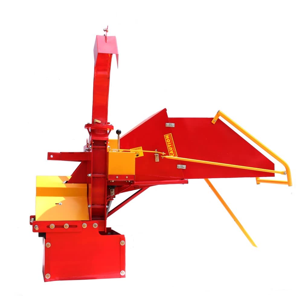 8" PTO Wood Chipper Tree Shredder 3 Point Wood Chipping Machine Tractor Implement Farm Equipment