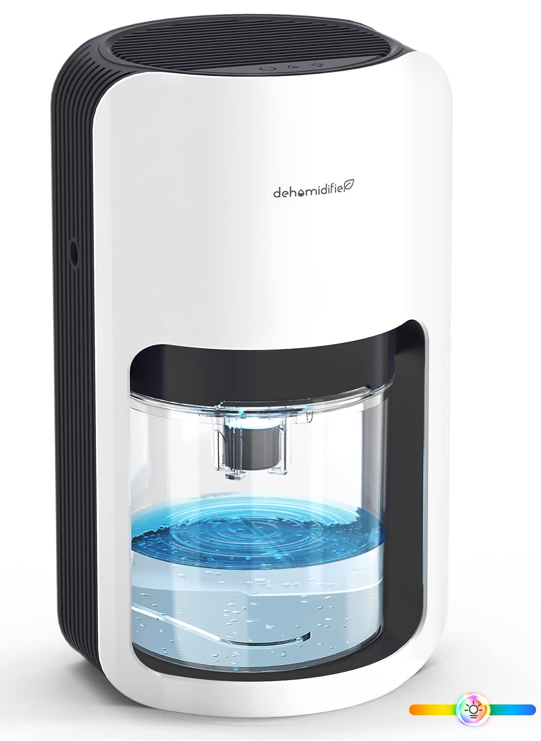 Dehumidifiers, JREAWD Portable Small Dehumidifiers for 320 Sq.Ft with Defrost Protection LED Light 40oz(1200ml) Ultra Quiet Dehumidifiers for Home Bedroom Bathroom Kitchen Closet Office RV