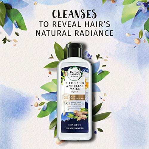 Herbal Essences Bio, Refresh Blue Ginger & Micellar Water Shampoo, 13.5 Ounce