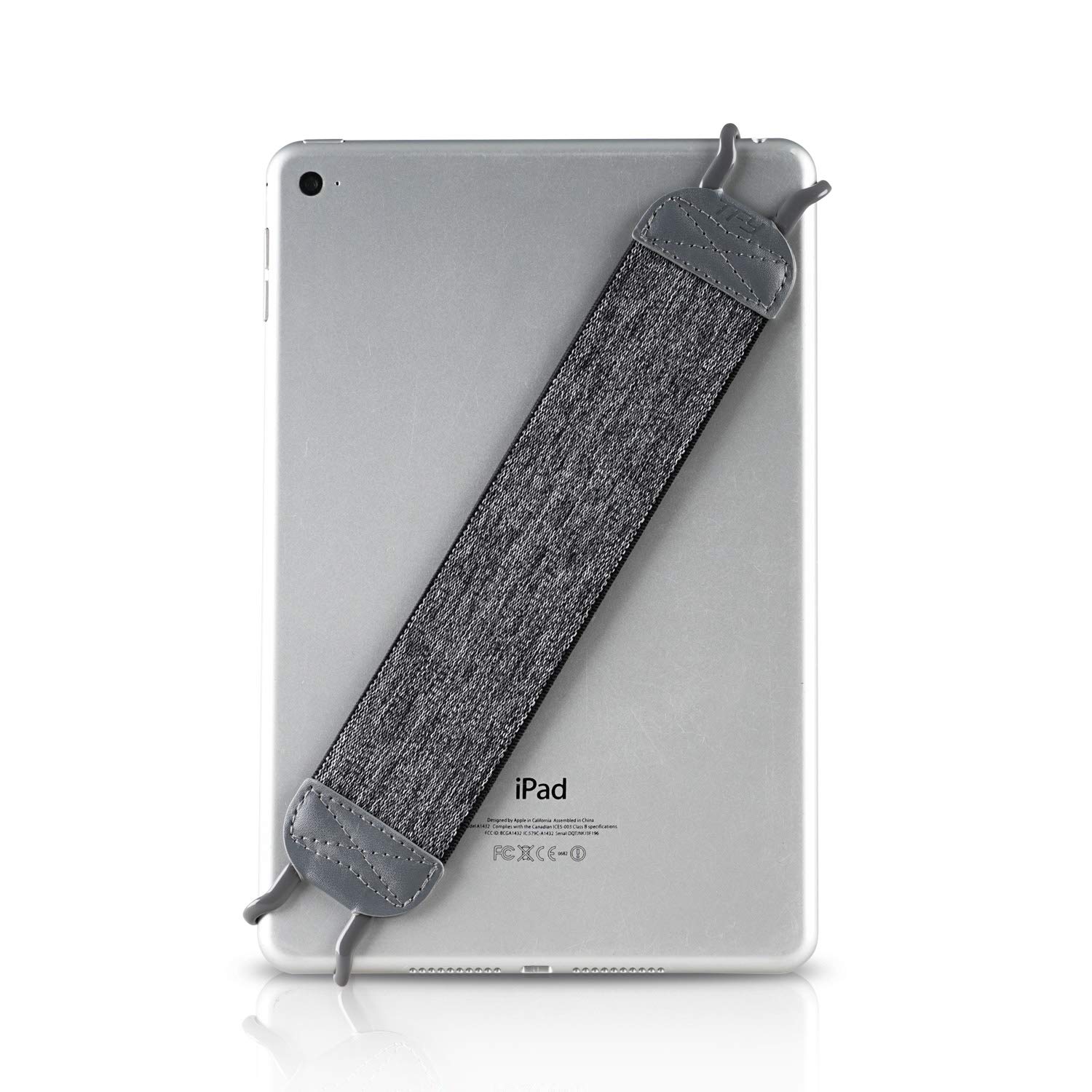 Hand Strap Holder TFY for Tablets, iPad, & e-Readers - 11-inch iPad Pro, iPad, iPad Mini 6, iPad Air 5, Samsung Galaxy Tab & Note - Google Nexus - Asus Transformer Book and More -Gray