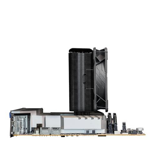 Cooler Master Hyper 212 Pro aRGB CPU Air Cooler, SickleFlow Edge 120 PWM Fan, Composite 4 Copper Heat Pipes, 152mm Tall, Sleek Top Cover, AMD Ryzen AM5|AM4, Intel LGA 1851|1700 Brackets