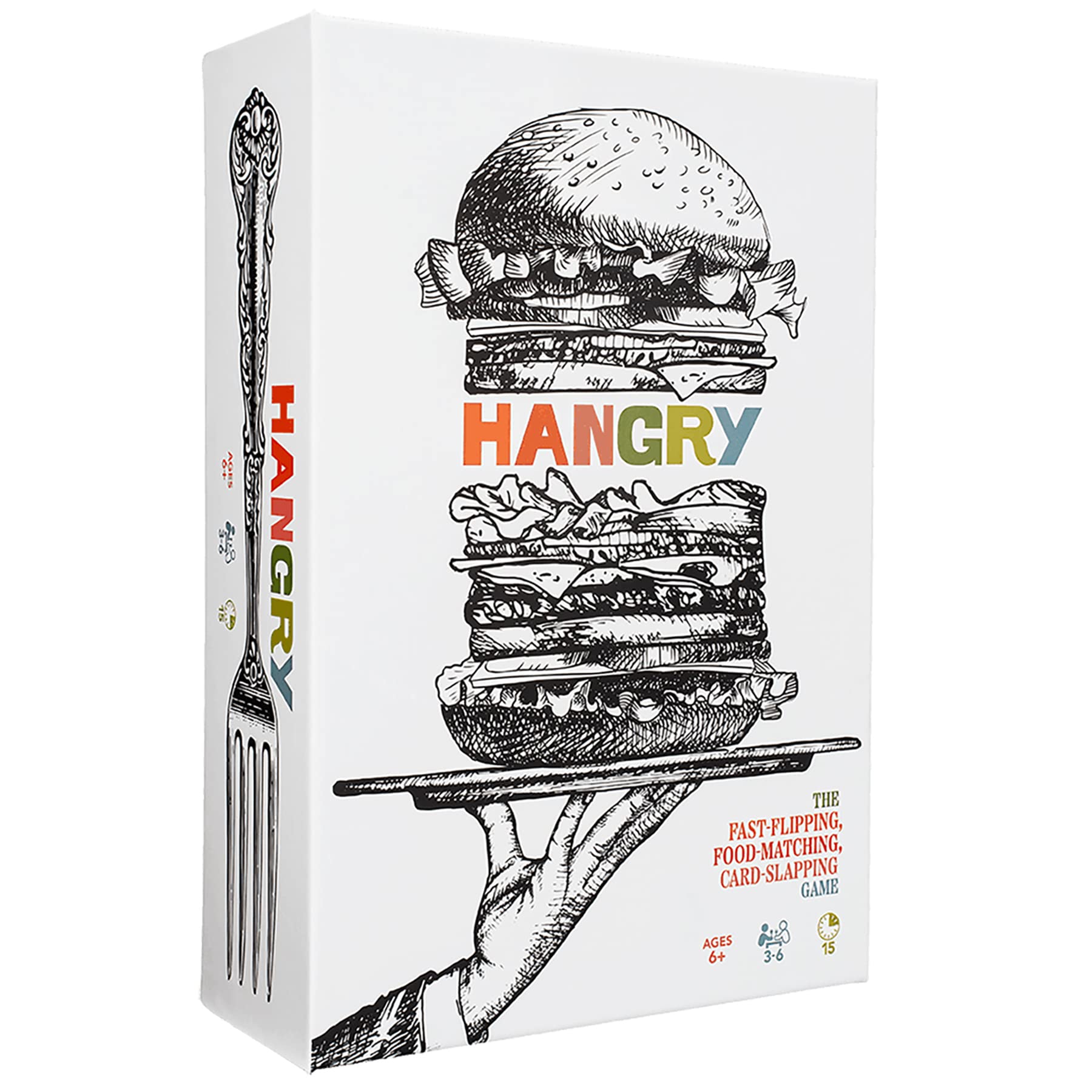 Big G Creative: Hangry - Classic Family Party Game, 2-6 Players, Ages 6+, 15 Minute Gameplay,Multi