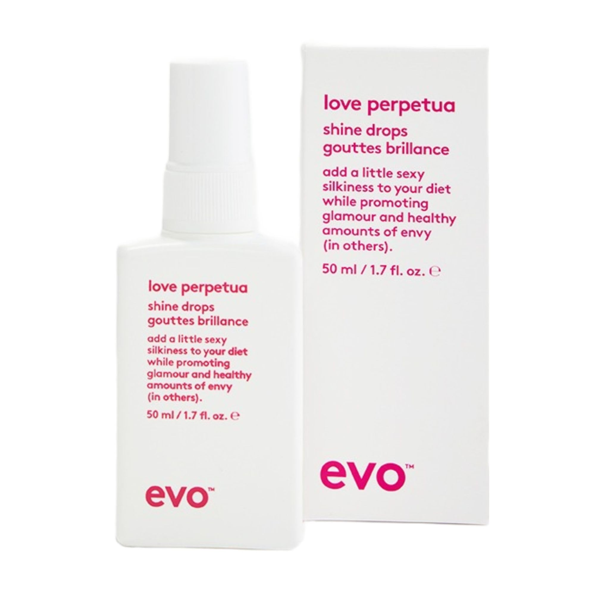 EVO Love Perpetua Shine Drop - Polishing Hair Gloss For All Hair Types - 50ml / 1.7fl.oz