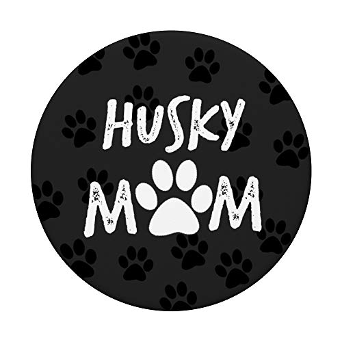 Husky Mom Womens phone accessory animal lover dog gift PopSockets PopGrip: Swappable Grip for Phones & Tablets