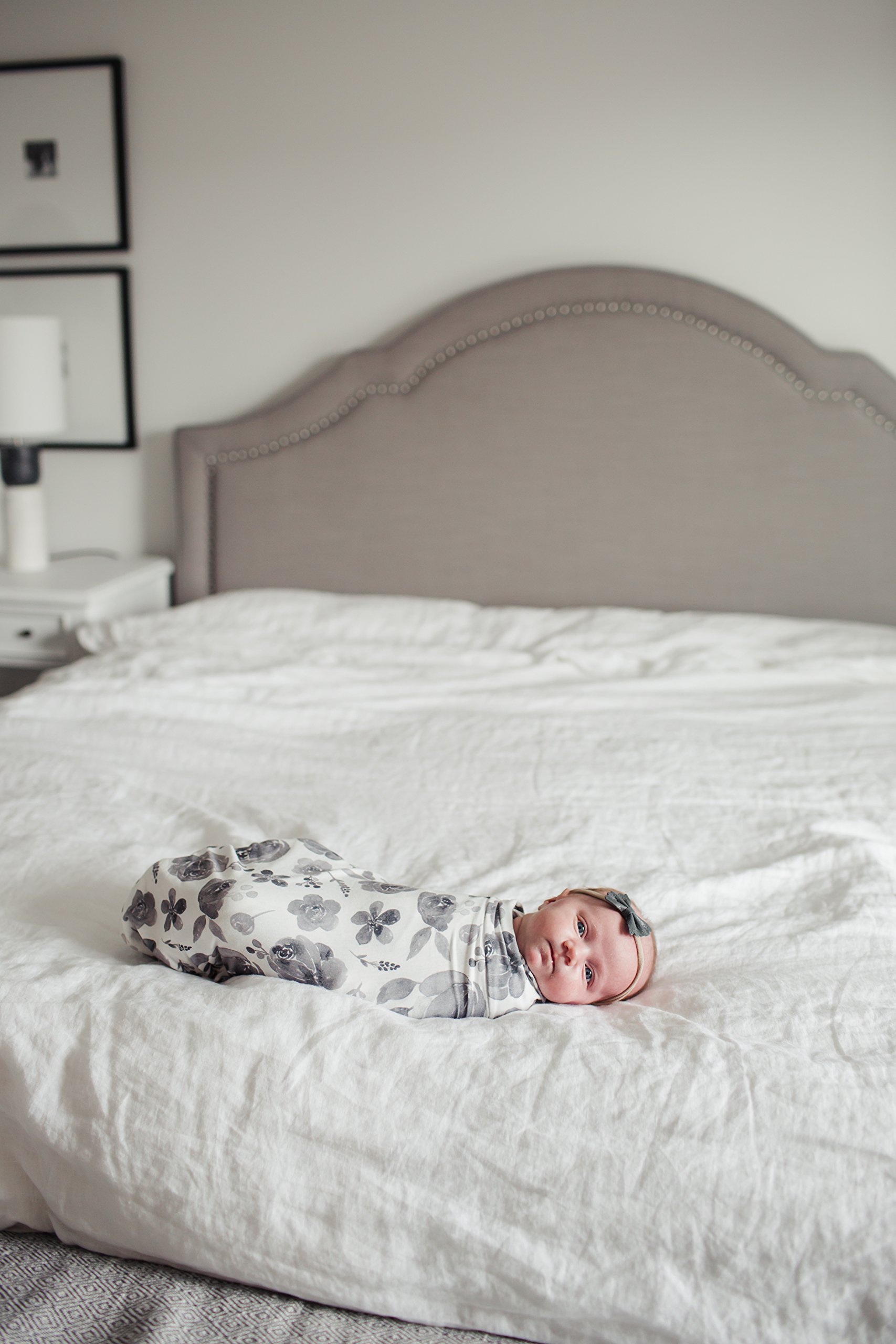 Copper Pearl Large Premium Knit Baby Swaddle Receiving Blanket Rowan