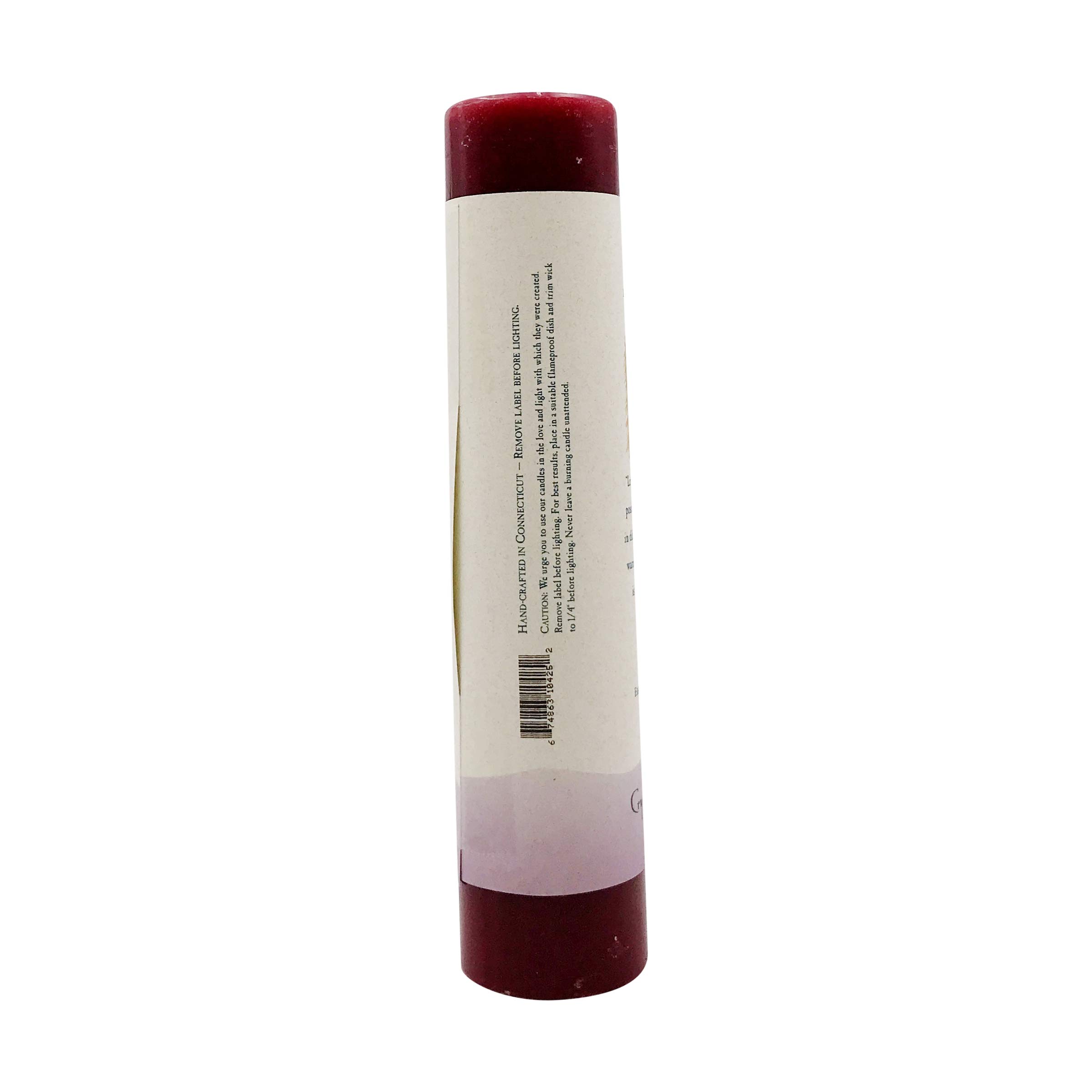 Crystal Journey Herbal Magic Reiki Charged Candle~ Courage 7"