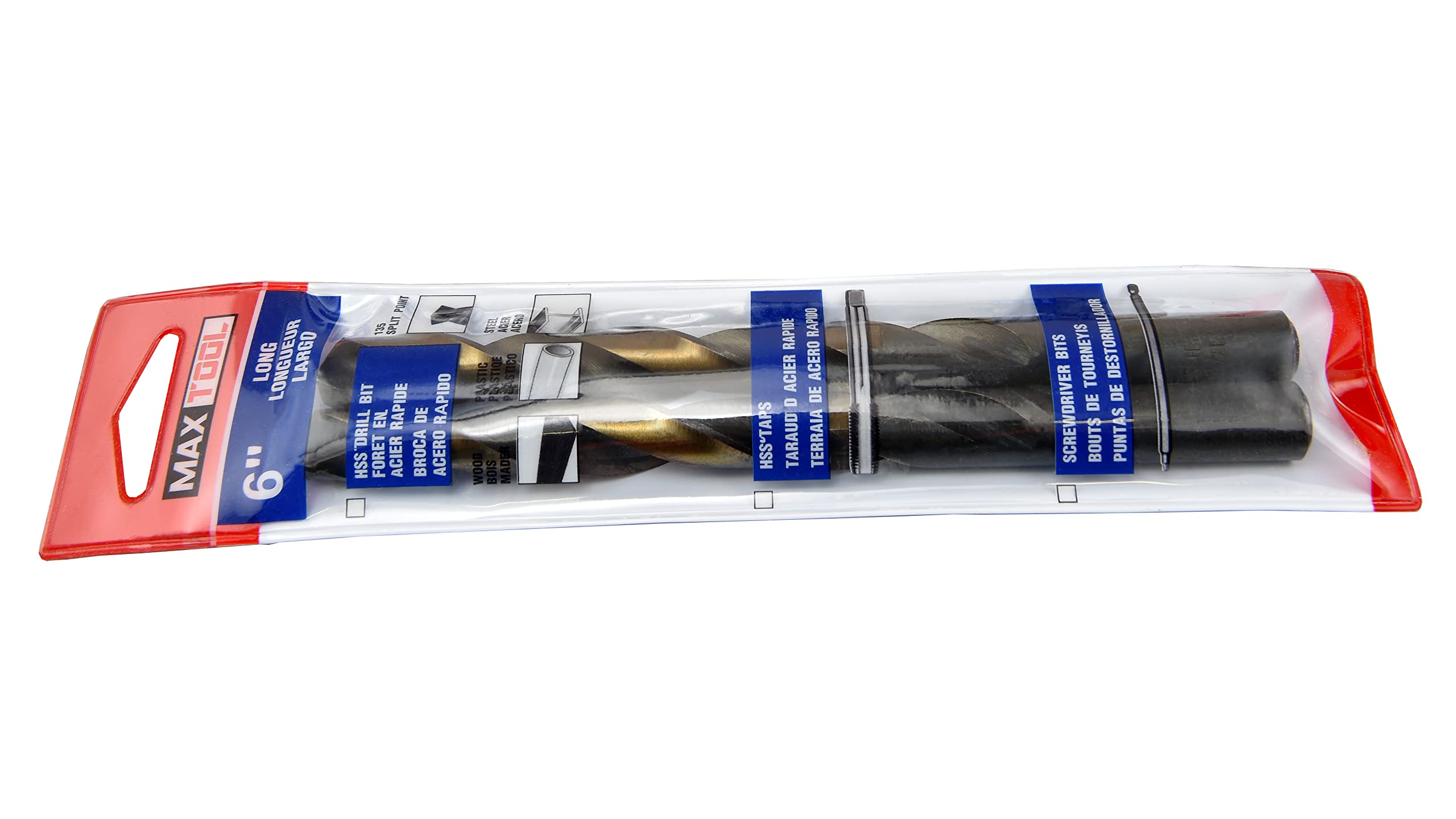 MAXTOOL 13/32" 2pcs Identical Jobber Length Drills HSS M2 Twist Drill Bits Fully Ground Black & Bronze Straight Shank Drills; JBF02H10R26P2