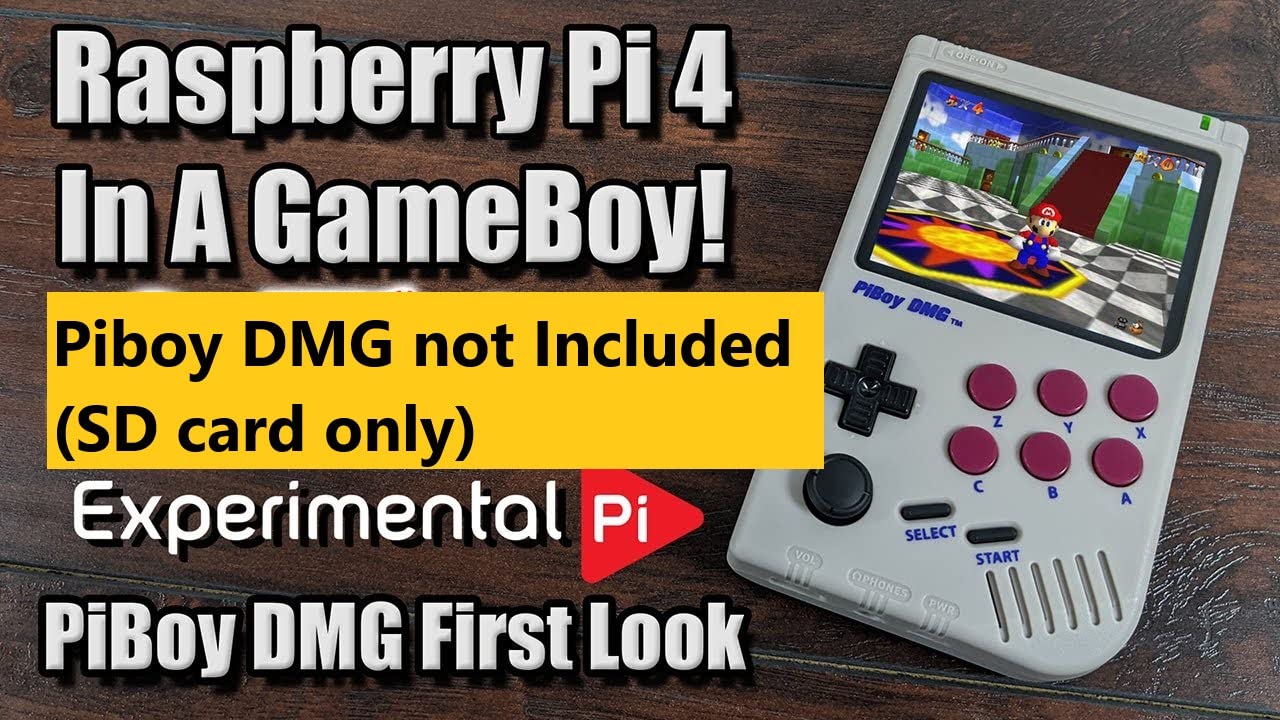 400gb Retropie 4.8 SD Card - 13,700 Titles on 40 Systems - for Piboy DMG or XRS Handheld with Pi 4
