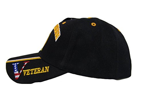 Auhafaly United States Army Veteran Men's Standard Baseball, Black, One Size