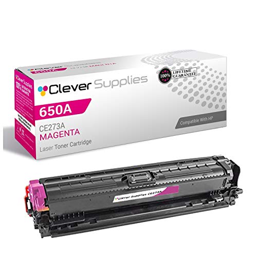CS Compatible Toner Cartridge Replacement for HP Enterprise M750 CE273A Magenta HP 650A Color Laserjet CP5520 CP5520dn CP5520n Enterprise M750 CP5520dn M750dn CP5520n
