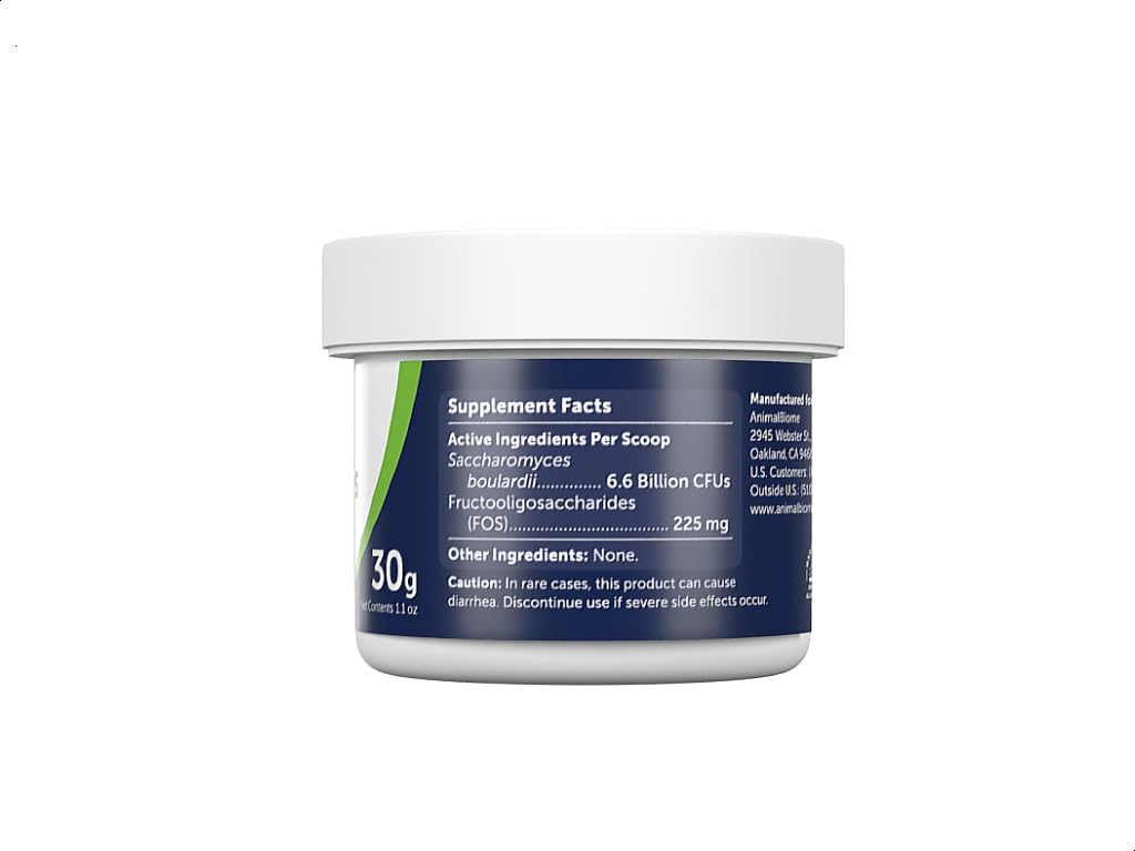 AnimalBiome S boulardii + FOS for Cats and Dogs Probiotic Prebiotic - 30g