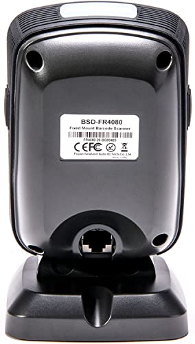 Star Micronics BSD-FR4080 Desktop USB 1D/2D Barcode Scanner Compatible with mC-Print and mPOP, Black