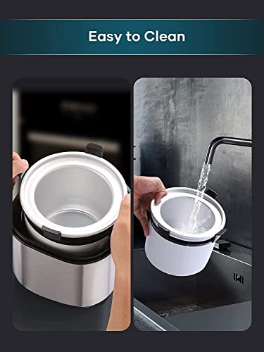 Ice Cream Maker Machine, INTASTING 1.6 Quart Frozen Yogurt-Sorbet, Auto Shut-Off, Double-Insulated Freezer Bowl, Suitable for Homemade Ice Cream, Gelato
