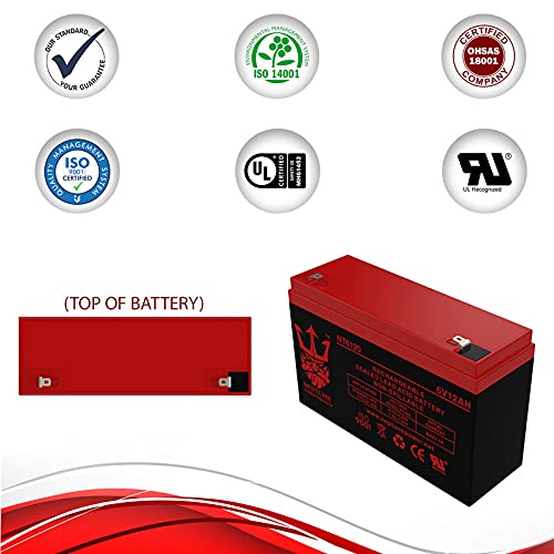 Neptune Brand 6V 12Ah SLA Replacement Battery for Tripp-Lite SMART700RM UPS Battery - 2 Pack