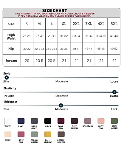 Cakulo Women's Plus Size Capris Pants Yoga Flare High Waist Bootcut Stretch Jean Casual Palazzo Cream Bottoms Knee Flared Leggings with Pockets White XL