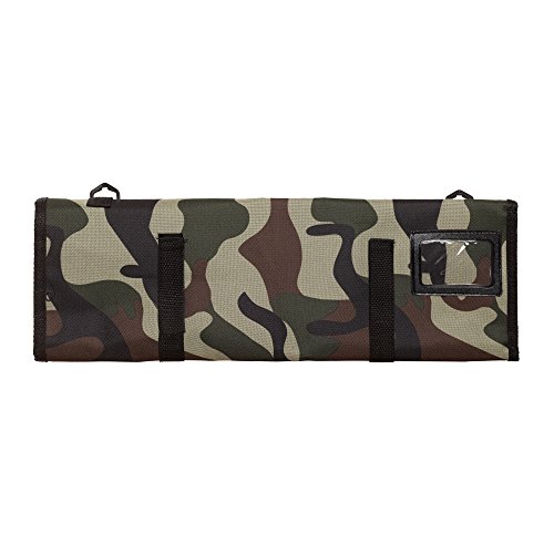 Ergo Chef 9 Pocket Professional Soft Knife Roll Bag (Camouflage) (RB9/Camo/1009C)