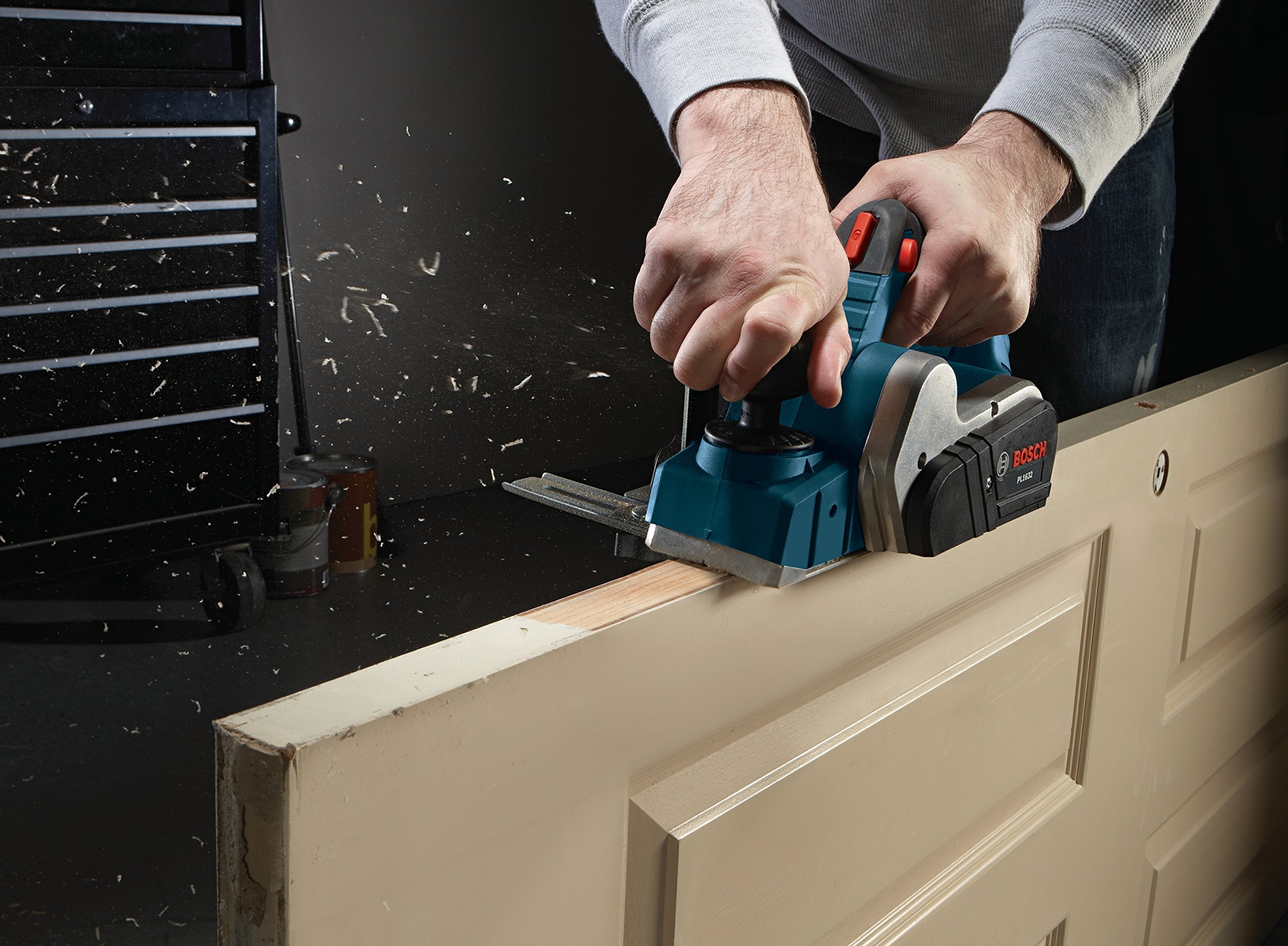 Bosch PL1632-RT 120V 6.5 Amp 3-1/4 In. Corded Planer (Renewed)