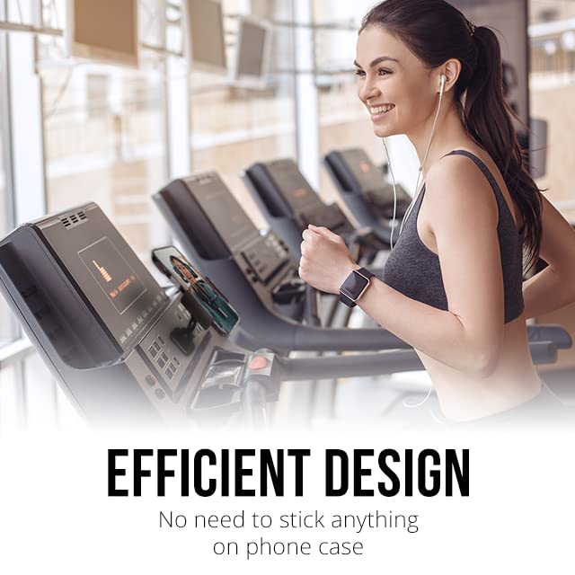 360 Degree Magnetic Phone Holder Magnetic Phone Holder for Gym iPhone Android Gym Magnetic Phone Holder Spring Clamp Riserr Mount