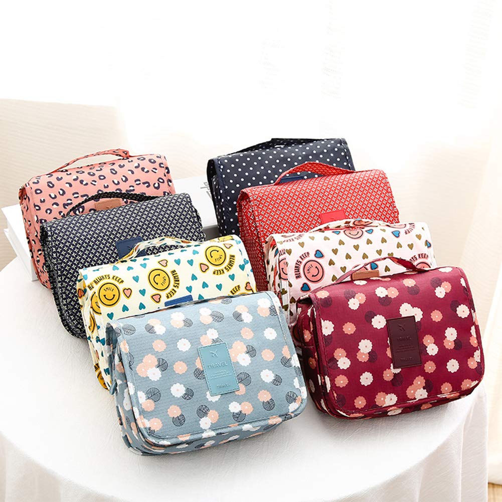 Sechunk Waterproof Travel Toiletry Bags Hanging Multi-function Cosmetic Bag Makeup Bag for Women