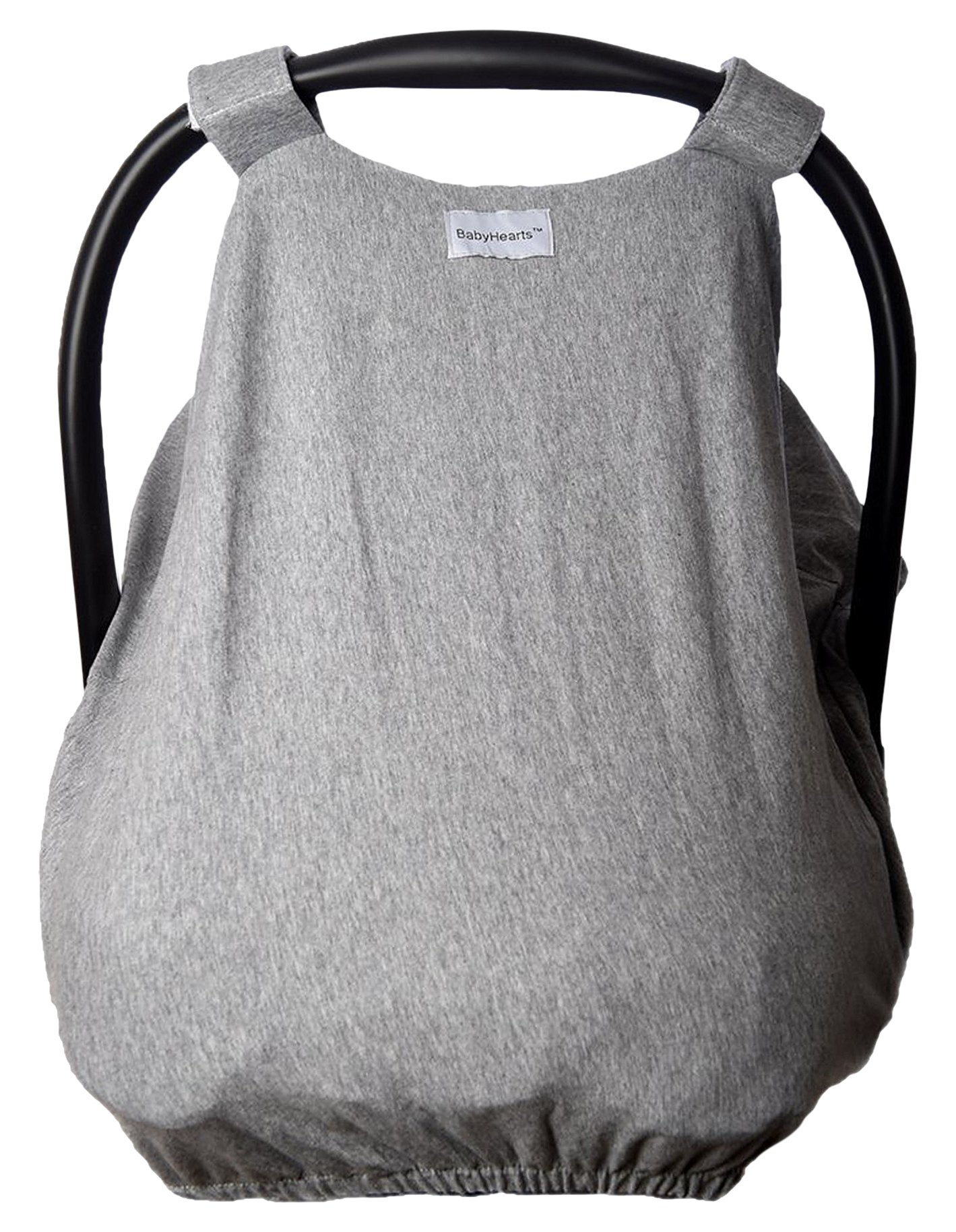 Deluxe Baby Car Seat Cover Canopy Wtih Front Acces Panel and Handy Travel Bag. UV50+