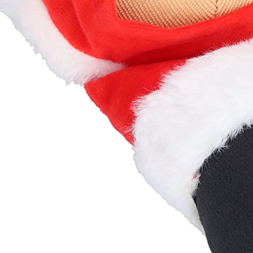 Actaday ZZ0609 Xmas Christmas Cute Butt Throw Pillow Fluffy Santa Claus Butt Appearance Pillow for Neck Support Cushion Travel