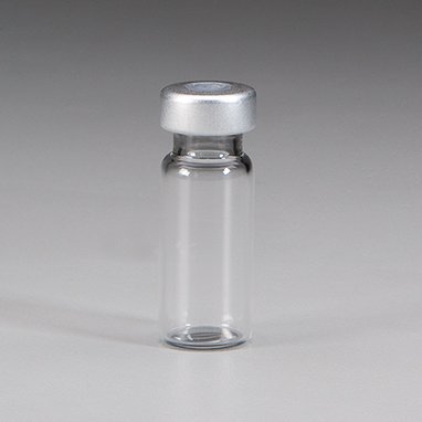 Liphontcta 2ml Sterile Clear Serum Vial 10 Pack Silver Seals Garden Sculpture Outdoor Decoration