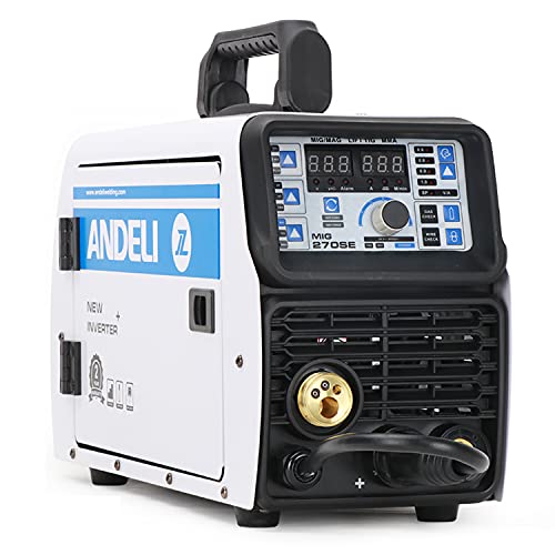 ANDELI MIG Welder 200A MIG-270SE 110V/220V MIG/Lift TIG/MMA 3 in 1 Multifunctional Welding Machine Gas Gasless Welder