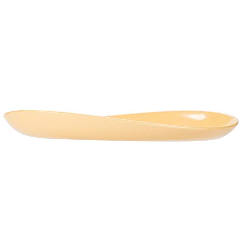 G.E.T. OP-1580-DJ Heavy-Duty Shatterproof Plastic Oval Melamine Serving Platter, 15" x 8", Dijon