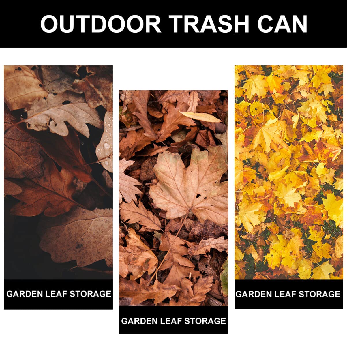 BESPORTBLE PopUp Trash Can, 10Gallon Collapsible Garbage containers - Portable Recycle Bin for Camping Outdoor BBQs, Tailgating Leaf or Yard Cleanup