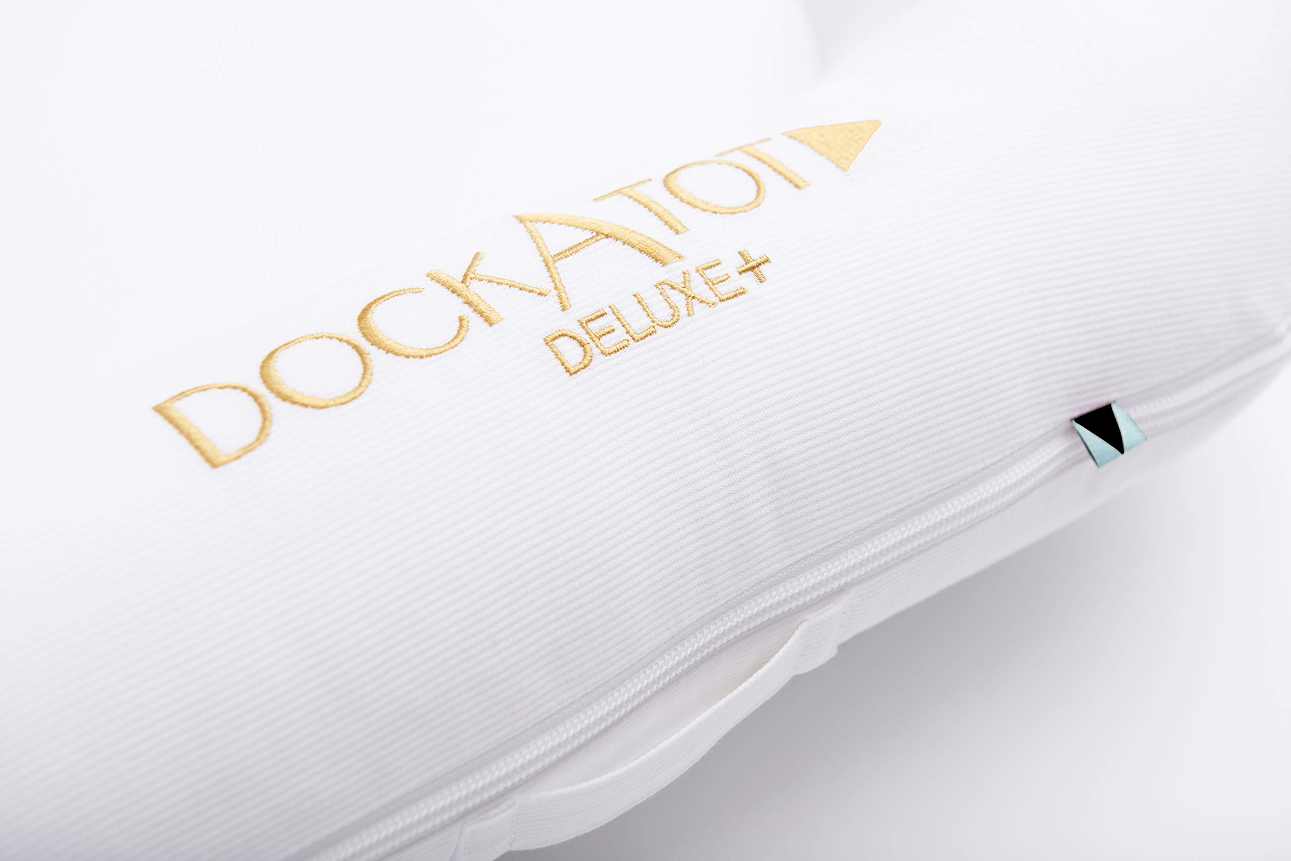 Cover ONLY (Pristine White) for DockATot Deluxe+ Dock - Dock Sold Separately - Compatible with All DockATot Deluxe+ Docks