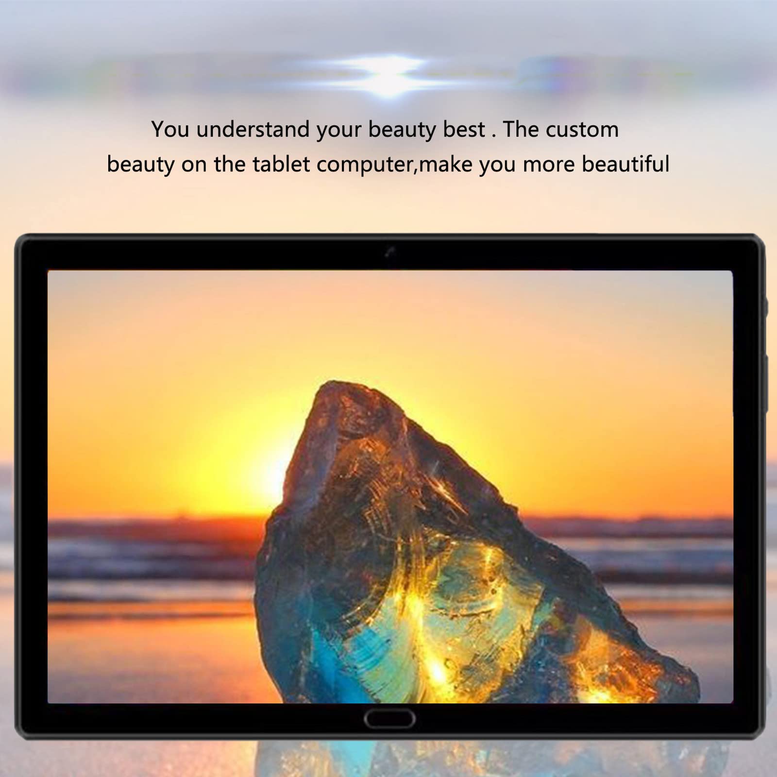 Android 5.1 Tablet, 10.1 inch HD Display 8-core 1+16GB ROM TF Expansion WiFi Blue-Tooth Tablet Best for Adults Working Childrens Boys Girls School Learning Birthday Gift, 25*19.8*5cm