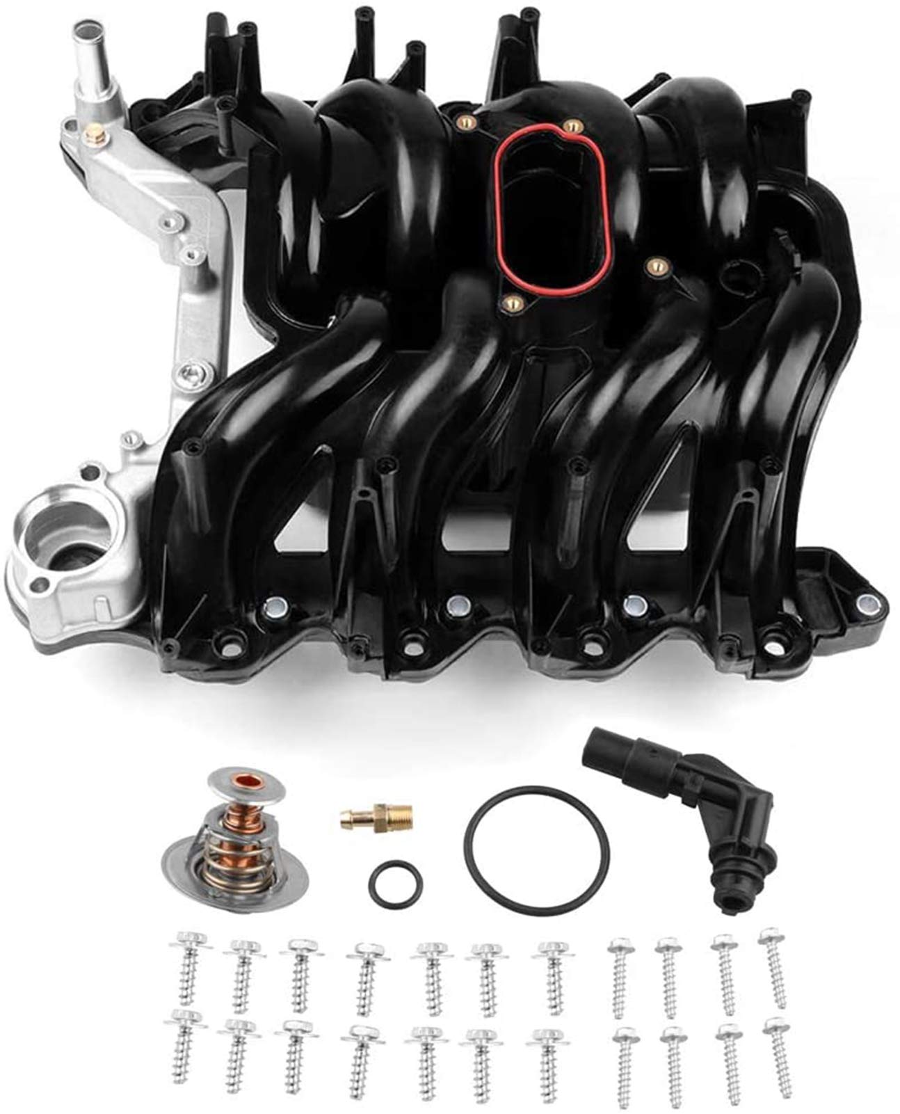 615-188 Upper Intake Manifold with Gasket Kit Fits for Ford E-150 E-250 2003-2014 E350 Super Duty 00-16 E450 Super Duty 03-16 Excursion 00-05 Expedition 00-04 F150 F250 F350 00-04 V8 5.4L 2L1Z-9424-AA